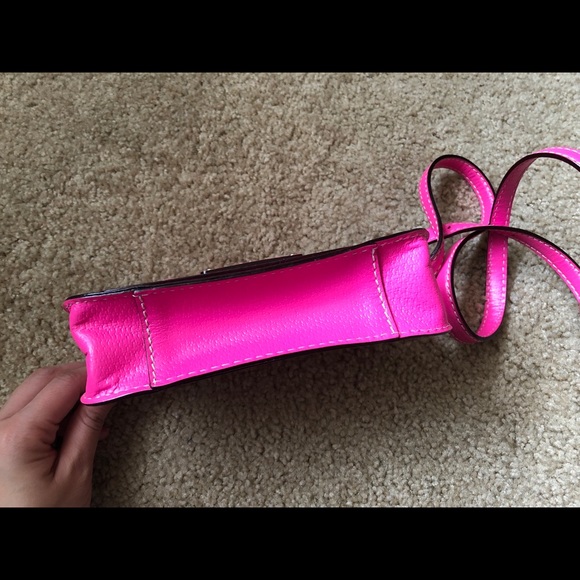 kate spade | Bags | Kate Spades Neon Pink Leather Bag | Poshmark